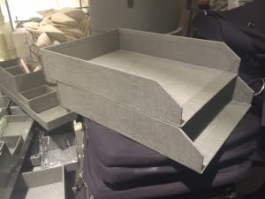 Skrivbordsförvaring i grått - Keep it Smpl™